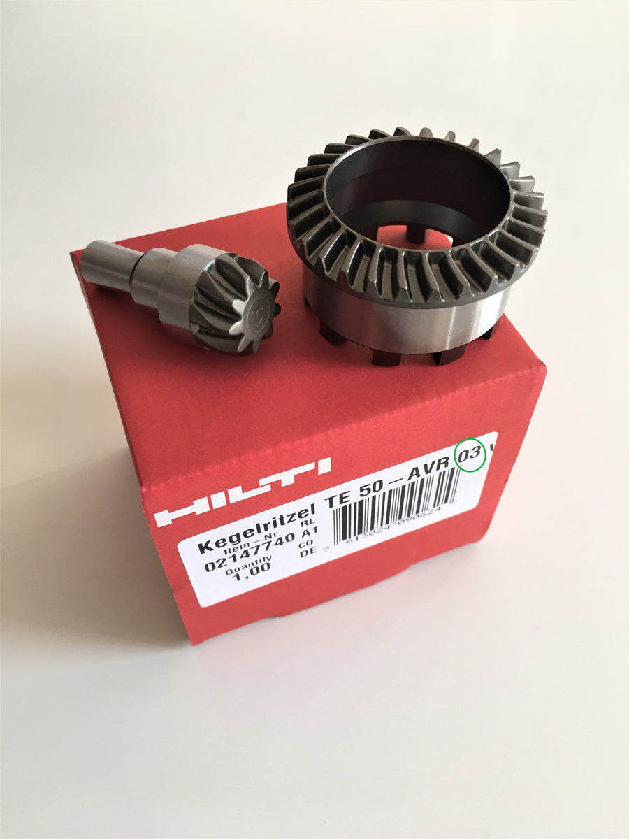 Friction Gears set of Bevel Gear + Conical Pinion HILTI TE50 AVR (03 ...